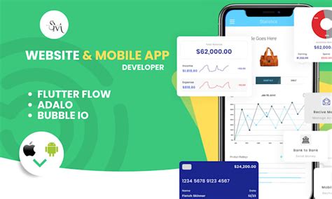 mobile app ui ux design and development using flutter ios adalo