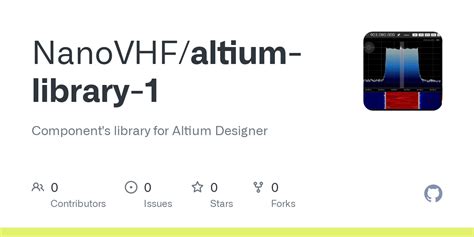 GitHub NanoVHF Altium Library 1 Component S Library For Altium Designer