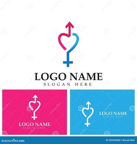 Gender Symbol Logo Of Sex And Equality Of Males And Females Vector
