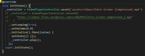 Video Player Unable To Play The Asset Video Video Player Error Issue Flutter Flutter