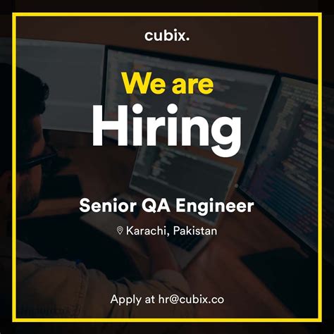 Ansa Ahmed On Linkedin Wearehiring Qa Testengineer