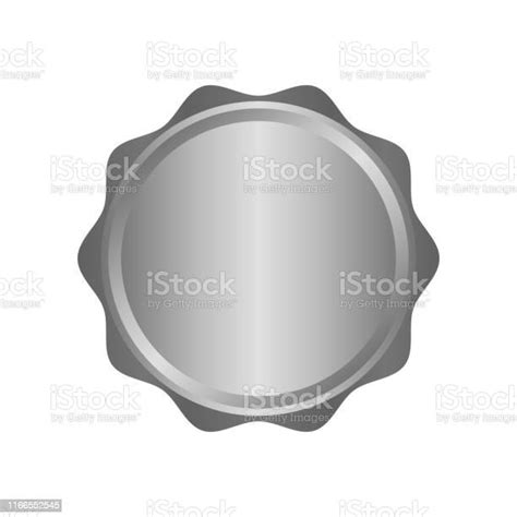현대 금속 실버 원 금속 배지 라벨 및 디자인 요소 벡터 그림입니다 1위에 대한 스톡 벡터 아트 및 기타 이미지 1위 감사 고급 Istock