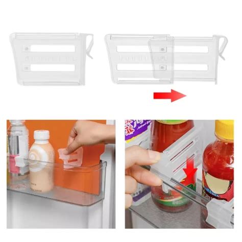 SPACE SAVING FRIDGE Rack Expandable Shelf Sorting Seperator For Fridge