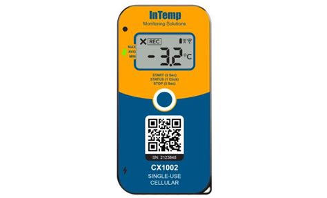 Real Time Location And Temperature Cold Chain Monitoring Cx1002 Intemp Monitoring Solutions
