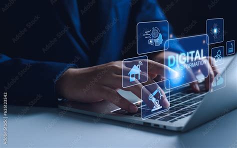 Digital Transformation Ai Technology Strategy Digitization And Digitalization Of Business