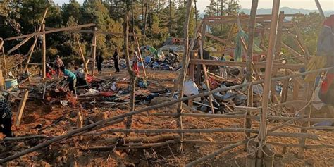 မင်းတပ်မြို့နယ်ကို စစ်ကောင်စီတပ်က လေကြောင်းမှ ၈ ကြိမ်တိုက်ခိုက်