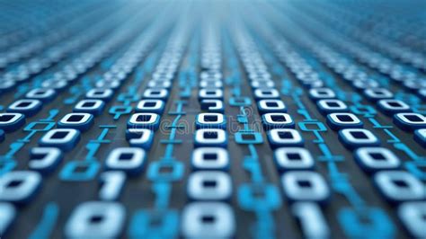 Explore The Digital Realm With This Vibrant Blue Background Featuring