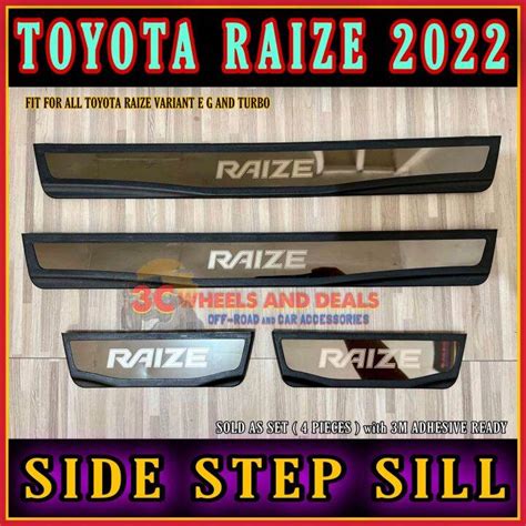 Toyota Raize 2022 Side Step Sill Lazada Ph