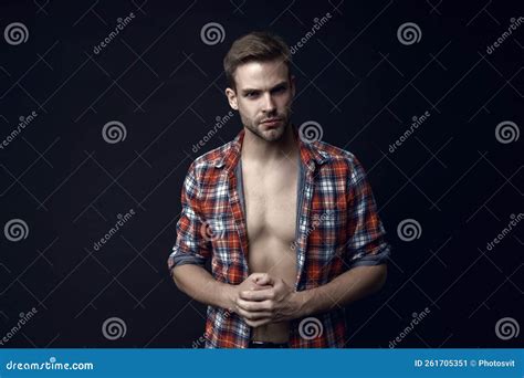Masculine Traits Concept Male Fashion And Beauty Muscular Macho