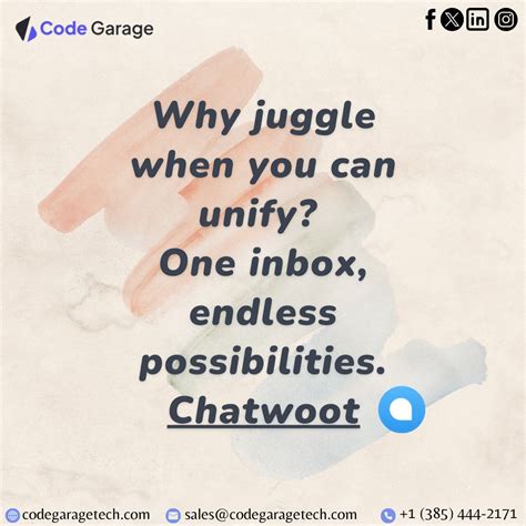 code garage tech on linkedin codegaragetech chatwoot