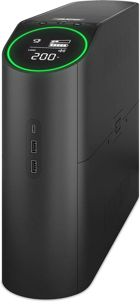 Apc Ups Battery Backup 900va Ups With 6 Backup Battery Outlets Type C Usb Charging