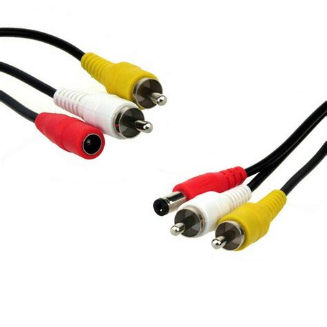 CCTV Camera Extension Cable Phono RCA AV Audio Vid Vicedeal