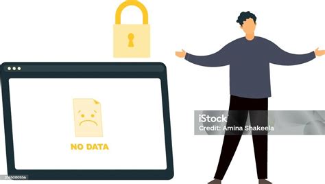 The Boy Is Showing No Data On Screen Stock Illustration Download Image Now Abstract Adult
