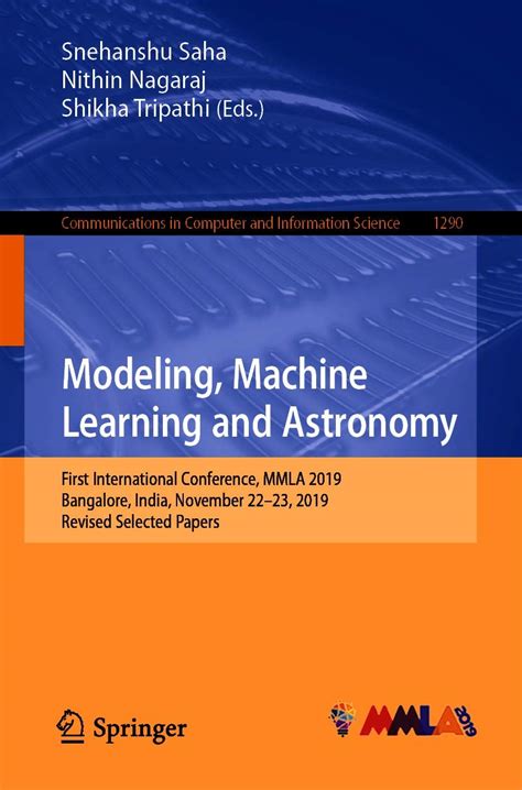 modeling machine learning and astronomy first international