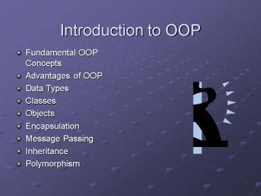 Ppt Introduction To Oop Powerpoint Presentation Free To View Id Ywu Z