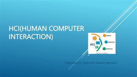 Introduction Tomputer Interaction 1 Pptx
