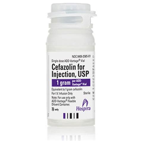 Cefazolin Sodium Injection Antibiotic For Surgery And Infections