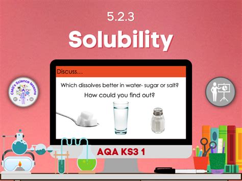 Solubility Teaching Resources