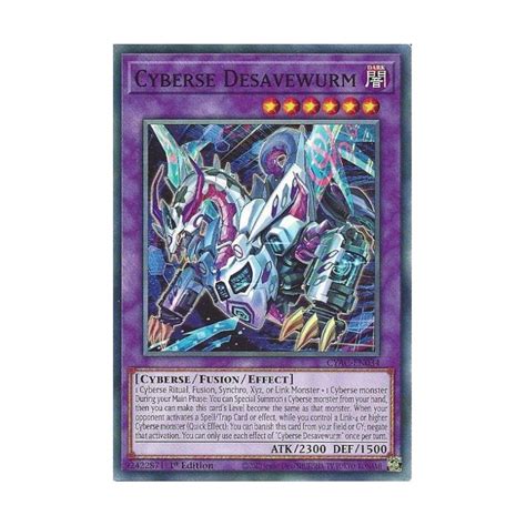 Cyac En034 Cyberse Desavewurm Cyberstorm Access Card Yu Gi Oh