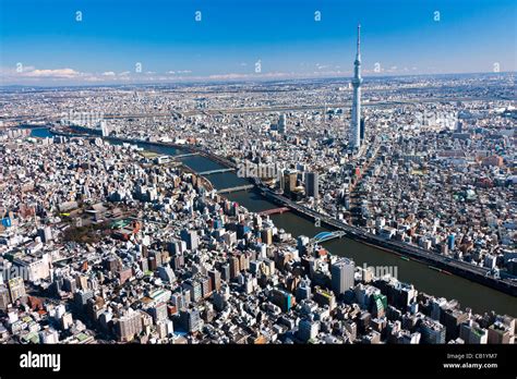 File Photo Showing An Aerial View Of Tokyo Skytreetaken On February 9th