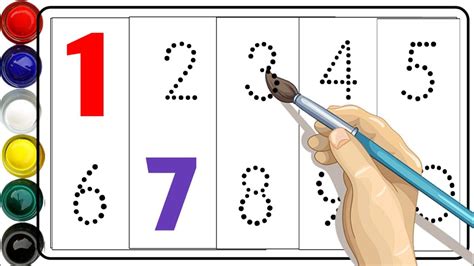 Learn 1 To 10 Counting 1234 1 Se 10 Tk Ginti Counting Number Counting Numerical Number