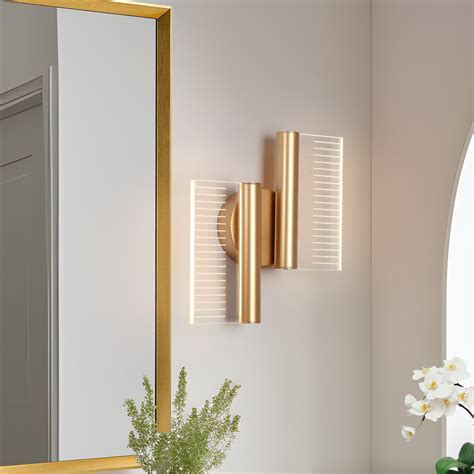 Acrylic Modern And Contemporary Wall Sconces Bed Bath And Beyond