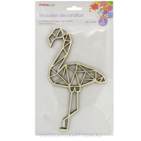 Laser Cut Shapes 120x200mm 1pk Flamingo Discount Craft