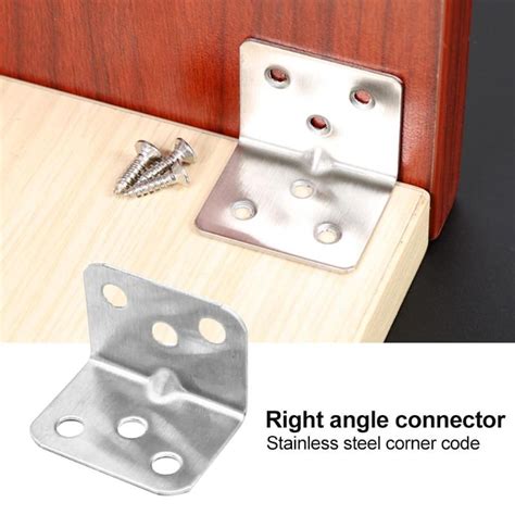 4pcs Stainless Steel Corner Code Right Angle Suppo Grandado