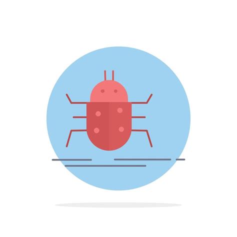 Bug Bugs Insect Testing Virus Flat Color Icon Vector 13118997 Vector Art At Vecteezy