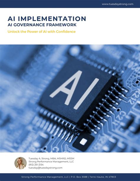 Ai Implementation Ai Governance Framework Guide And Template Strong