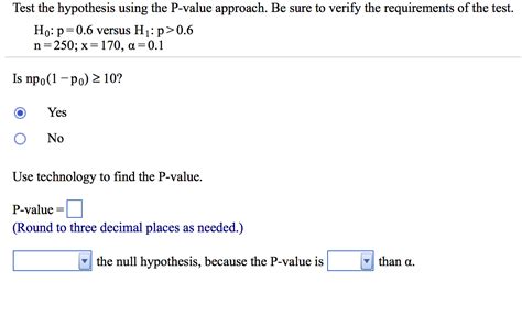 Solved Test The Hypothesis Using The P Value Approach Be Chegg