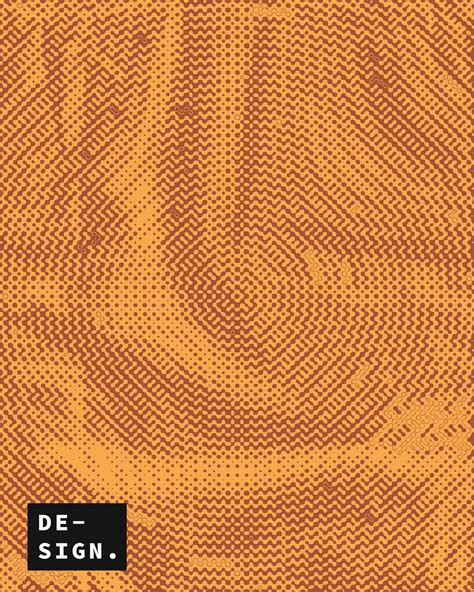 Abstract Circular Halftone Pattern Background Template Copy Space Orange Texture Vertical