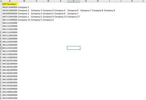 Excel Getting The Text Contents From A Html Table Without Id By Using