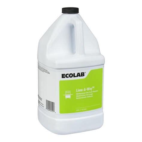 Ecolab Delimer Lime A Way 3 79 1 Gallon 4 Case