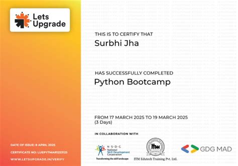 python bootcampcompleted lifelonglearning techjourney coding