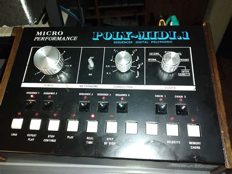 Micro Performance Poly Midi 1 Vintage Sequencer Rare Reverb