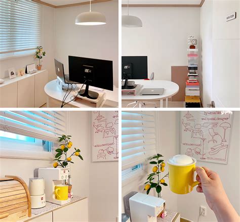 식빵처럼 따끈따근 해 고양이 집사의 웜톤 홈 오피스 꾸미기