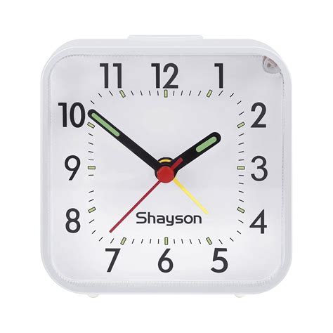 Electric Analog Alarm Clock Silent Digital Small Snooze Clock Digital