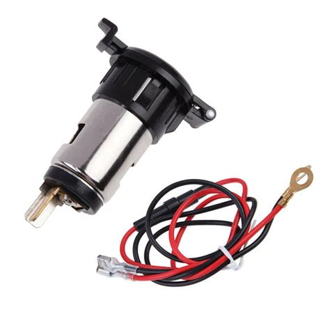Car Tractor Cigarette Lighter Power Socket Outlet Plug 60cm Cable Wire