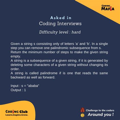 Coding Club On Linkedin Asked Codingmafia India