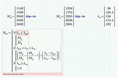 This Value Must Be A Scalar Eng Tips