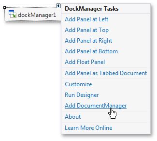 DockManager DocumentManager Property WinForms Controls DevExpress Documentation