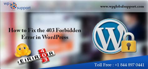 Fix 403 Forbidden Error In Wordpress Permission Denied