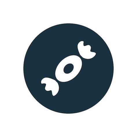 Premium Vector Candy Icon Round Shape