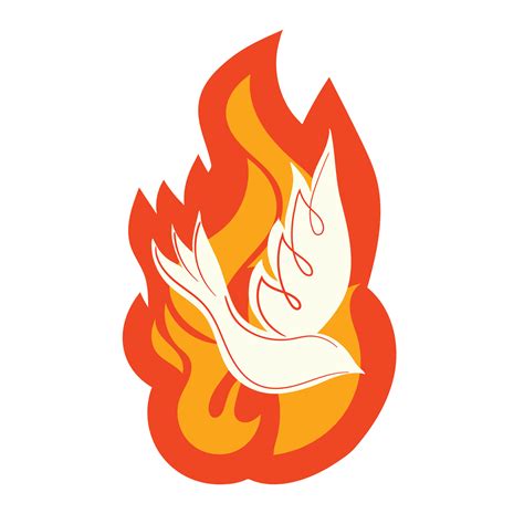 Holy Spirit Symbol Dove With Halo And Rays Of Light Symbols Of The