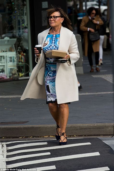 Roxy Jacenkos Mother Doreen Does A Coffee Run Daily Mail Online