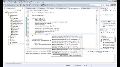 Java 88 تعلم الجافا Jdialog Windowlistener Youtube