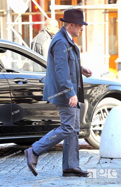James Spader On The Set Of The Blacklist Featuring James Spader Where Manhattan New York