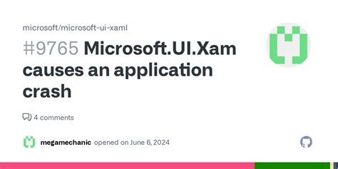Microsoftuixamlcontrolsimage Causes An Application Crash · Issue
