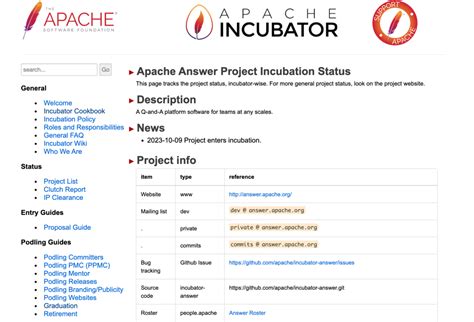 开源问答软件 Answer 成功入选 Apache 孵化器 Apache Answer Segmentfault 思否